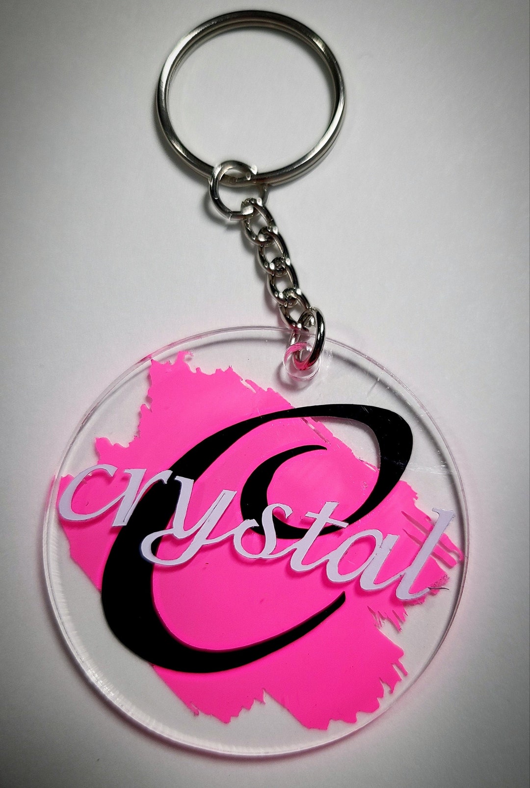 Personalized Acrylic Keychain Key Ring Personalized Gifts - Etsy