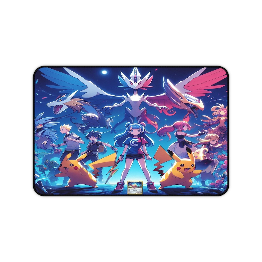 Pokemon Desk Mat, Mouse Pad, Computer Mat, Gaming Desk Accessory ...