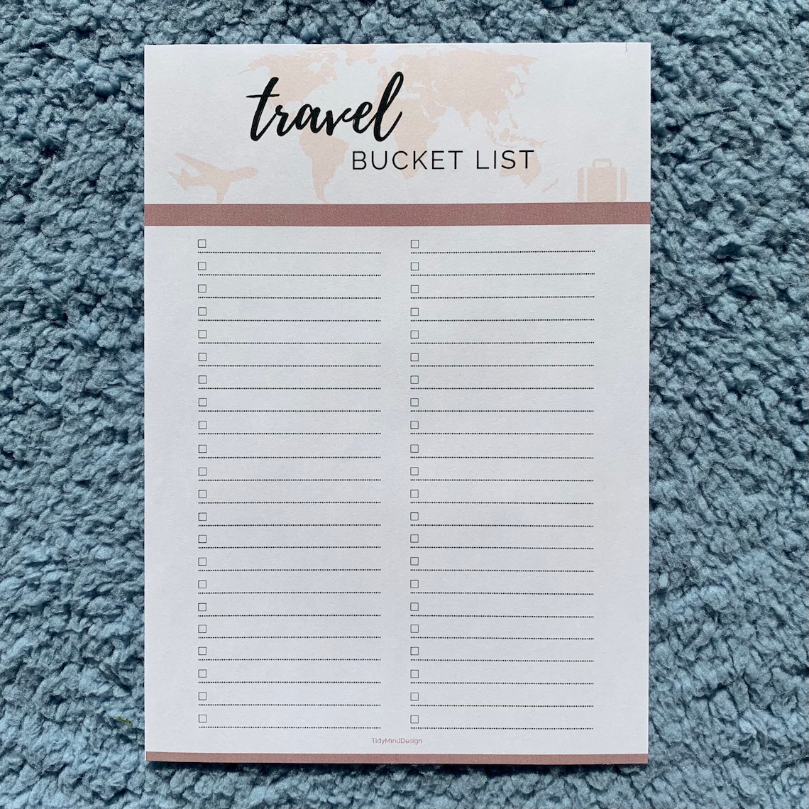 Travel Bucket List Printable | Bucket List Template | Adventure Bucket ...
