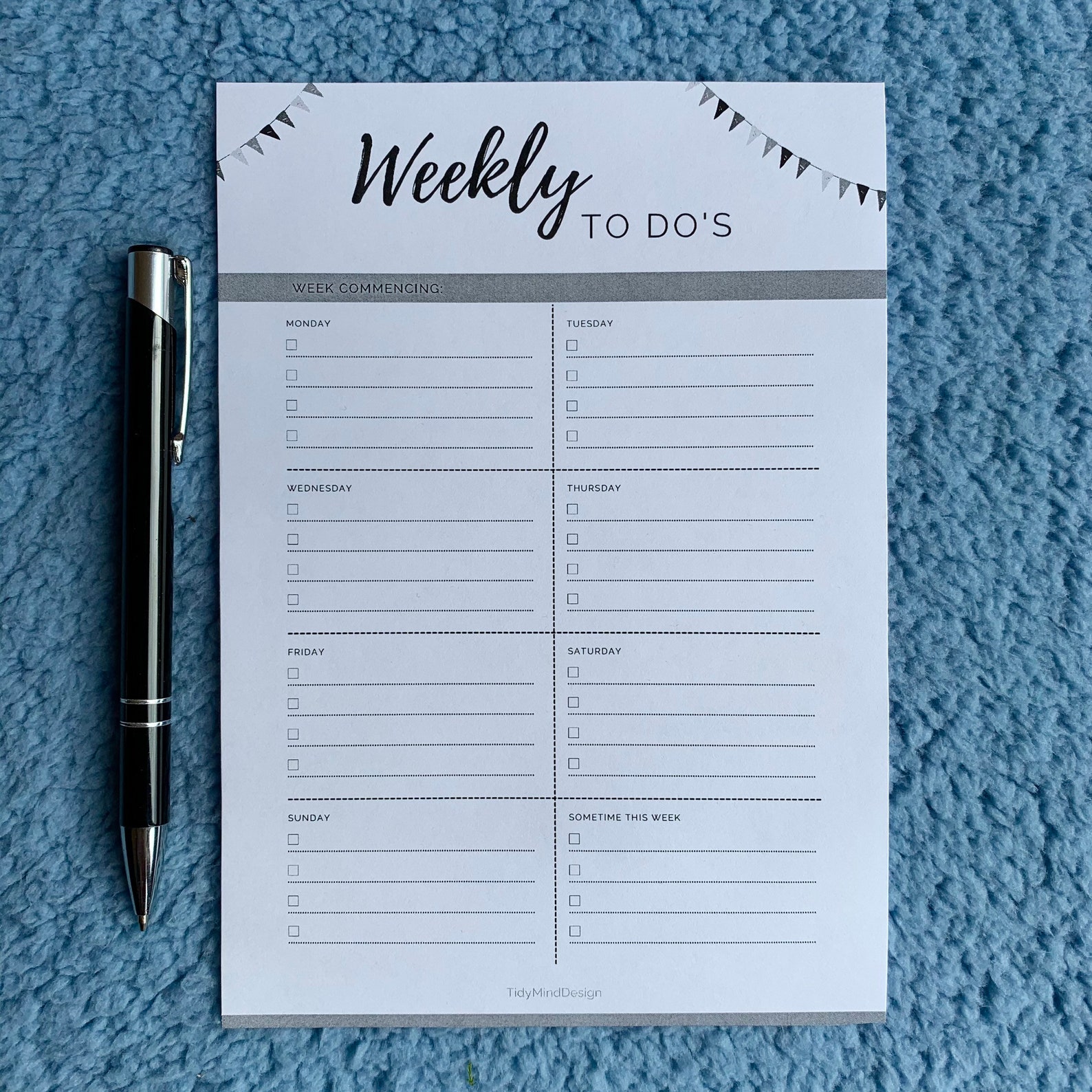 Weekly to Do List Printable Weekly Planner Template Task Planner Weekly ...