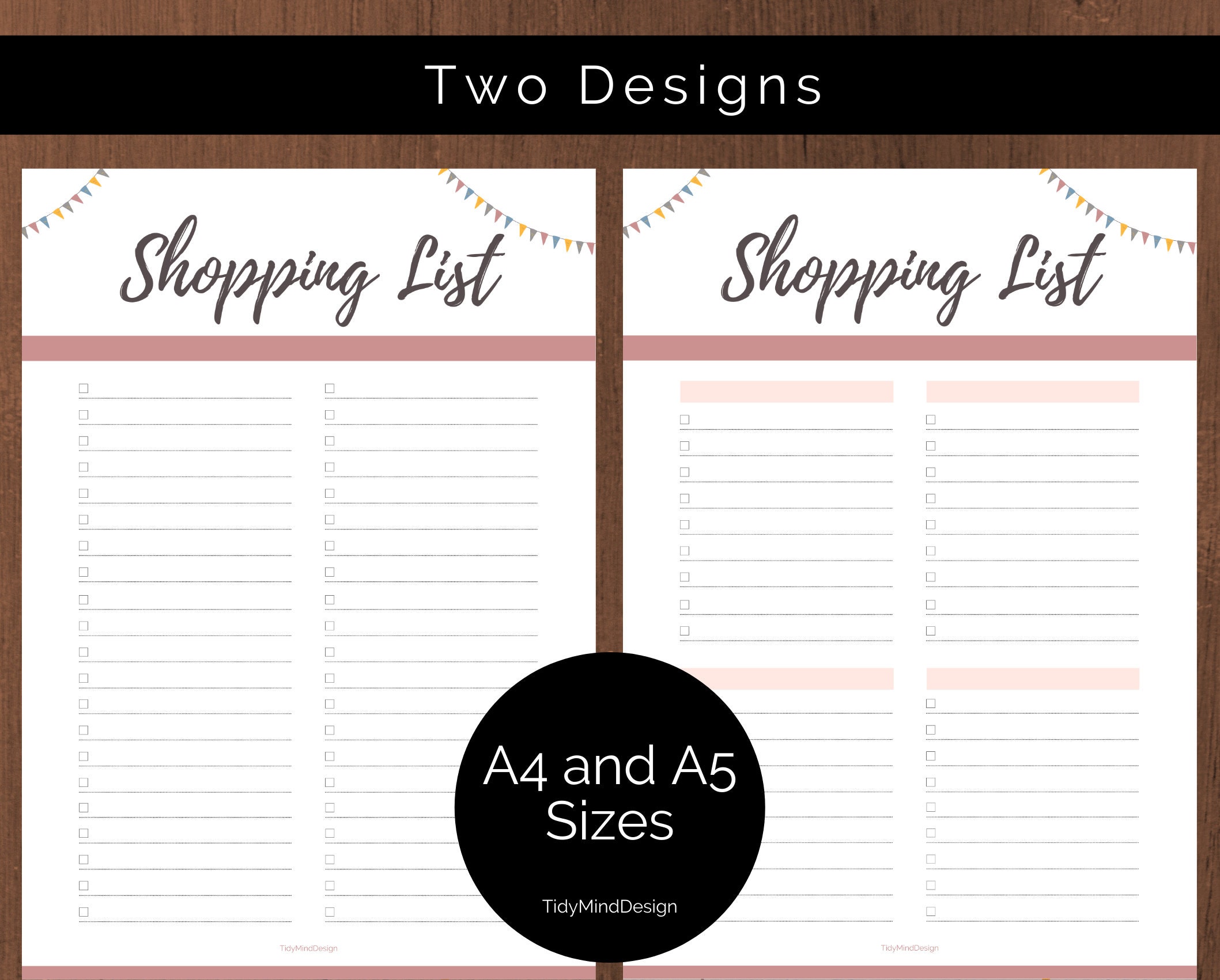 Grocery List Printable Template | Food Shopping List Download | Grocery ...