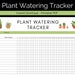 Printable Plant Watering Tracker | Houseplant Watering Schedule | Plant ...