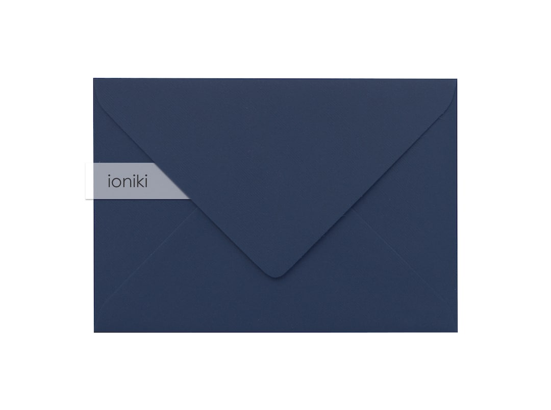 Navy Blue Envelopes 115x165mm/6.50x4.53in(c6), Line Texture | Premium ...