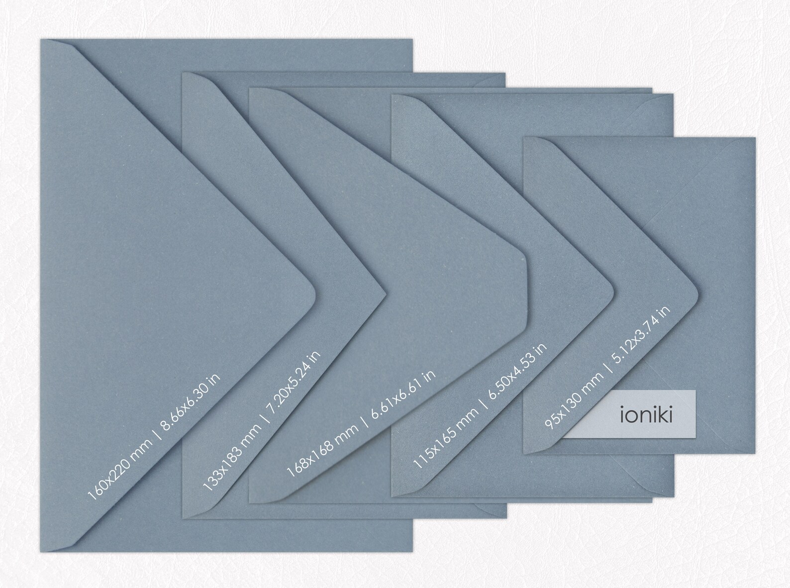 Dusty Blue Envelopes 160x220mm/8.66x6.30in (c5)|premium Quality ...
