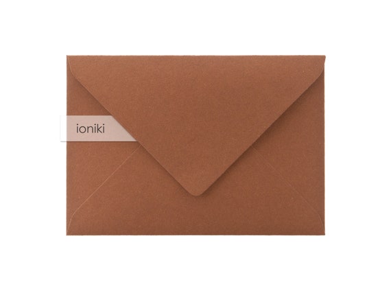 Terracotta Envelopes 115x165mm/6.50x4.53inc6premium Quality | Etsy