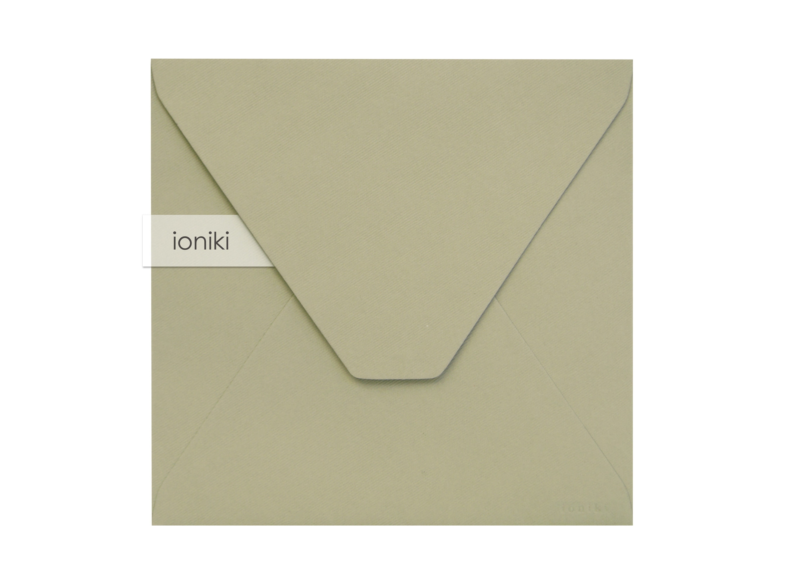 Enveloppes kaki 168x168mm/6.61x6.61in, texture ligne| Enveloppe Premium ...