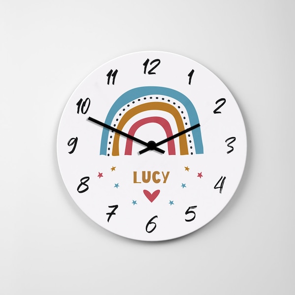 Children Wall Clock - Etsy