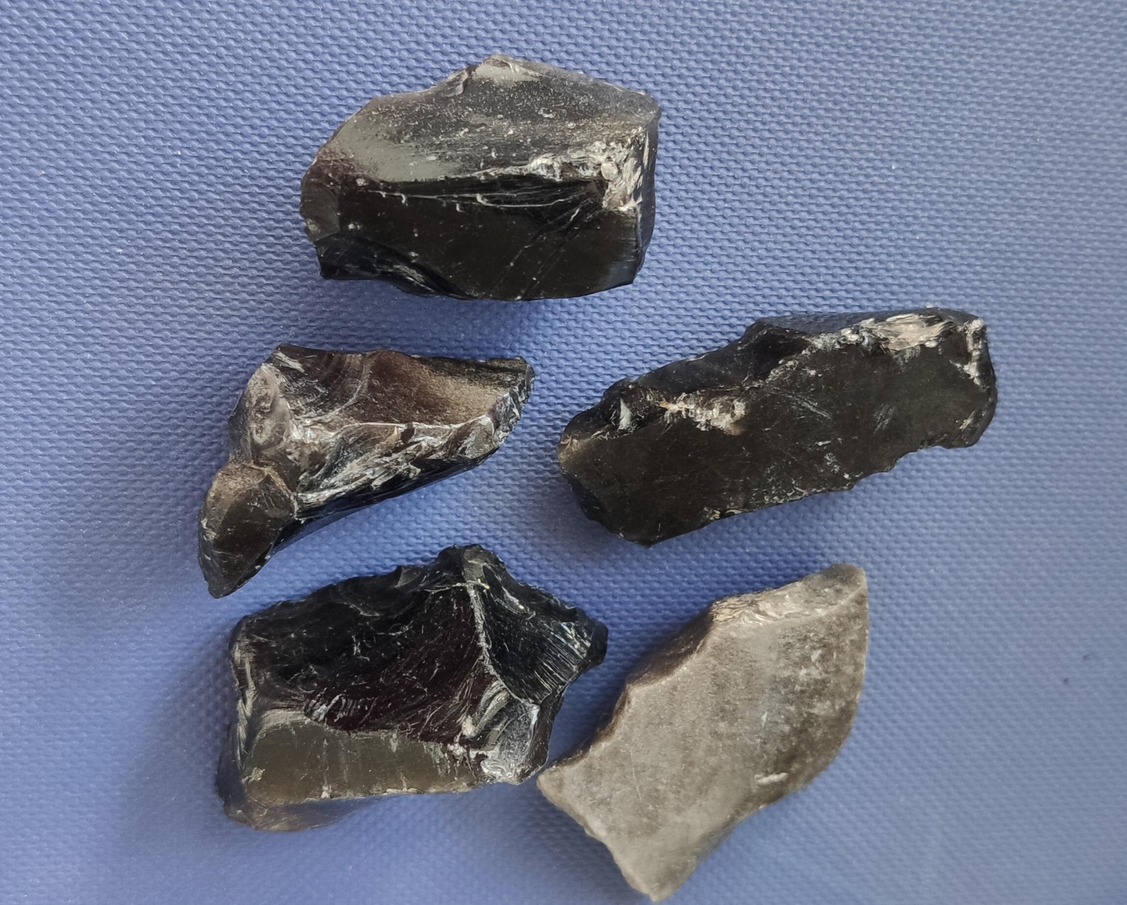 Small Chunks of Obsidian Found by Myself in Armenia - Etsy