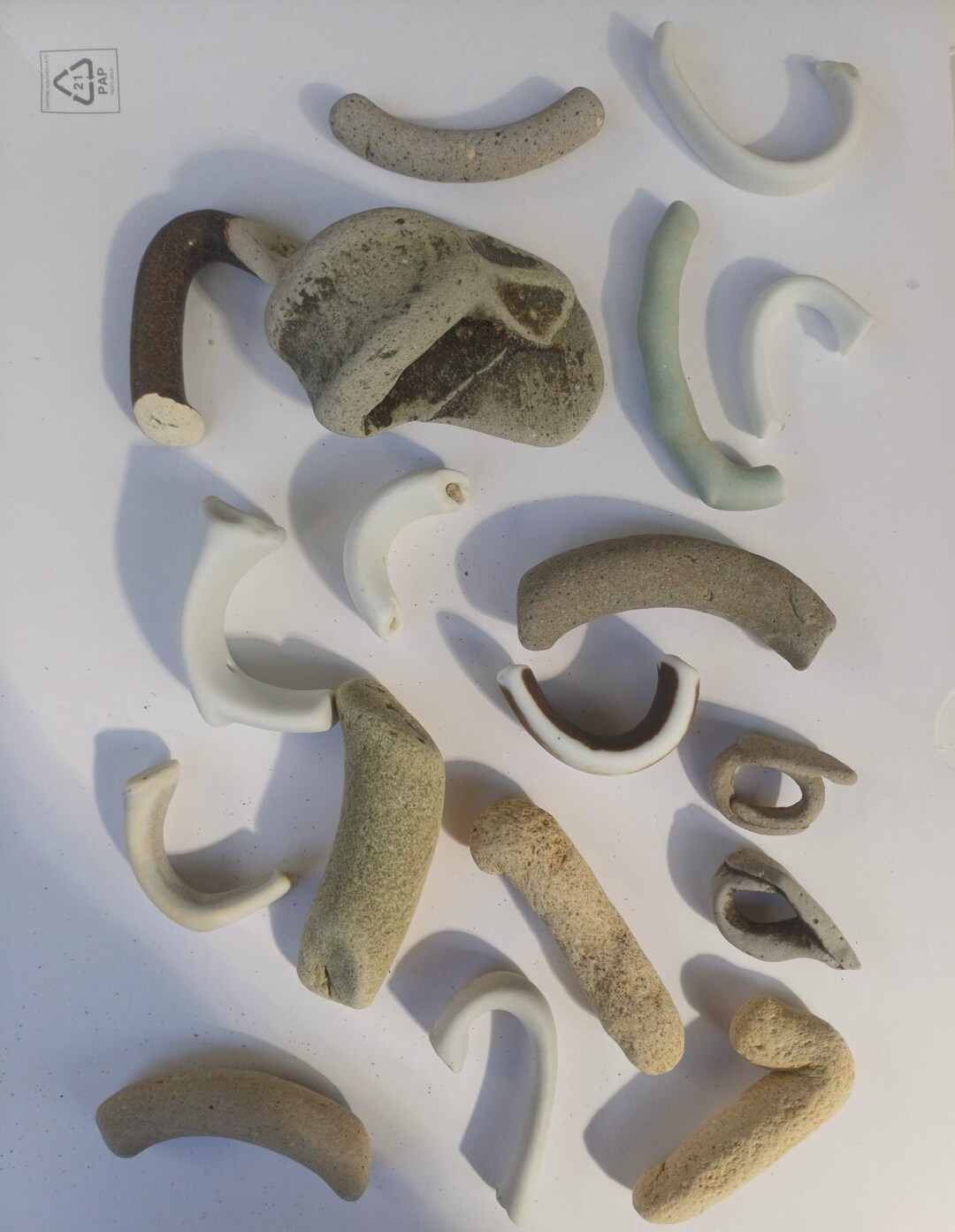 Sea Washed Ceramic Clay Bits, Craft Supplies, Beach Decor - Etsy