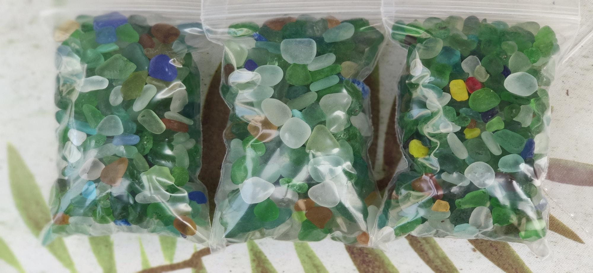 Tiny Multicolor Sea Glass Packet 200g - Etsy