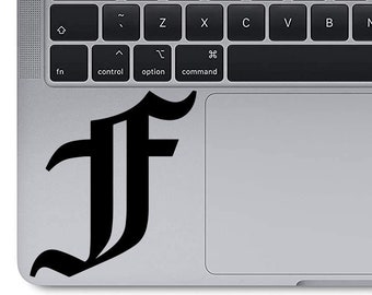 Old English Letter G Initial Vinyl Decal Sticker Diploma Font - Etsy