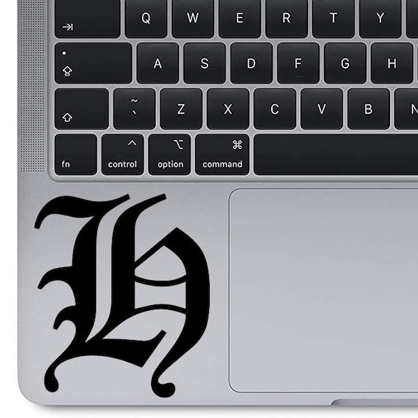 Letter H Decal - Etsy