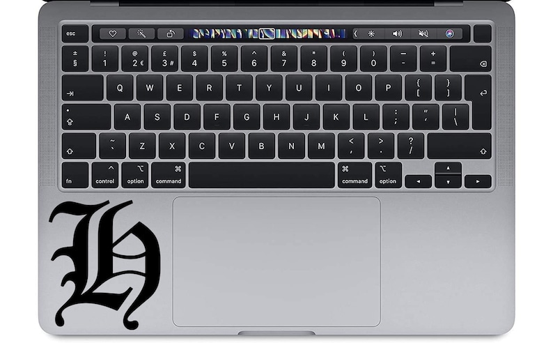 Old English Letter H Old Letter Decal Initial Vinyl Decal - Etsy