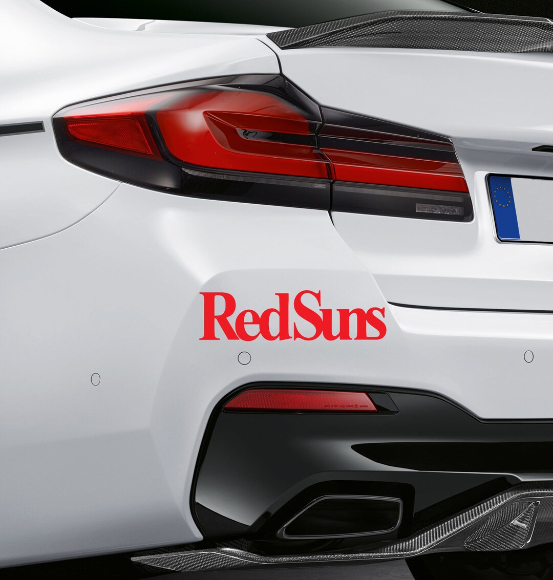 Akagi Decal Redsuns Sticker Initial D Vinyl Sticker Red Suns Drifting ...