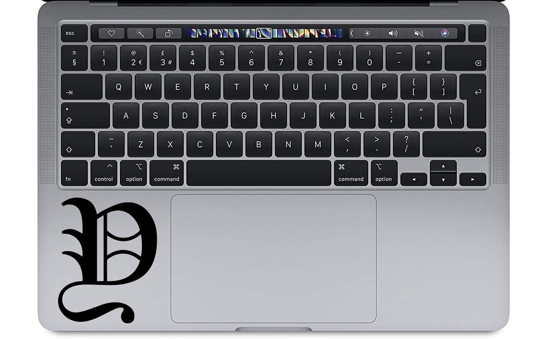Old English Letter Y Old Letter Decal Initial Vinyl Decal Apple Sticker ...