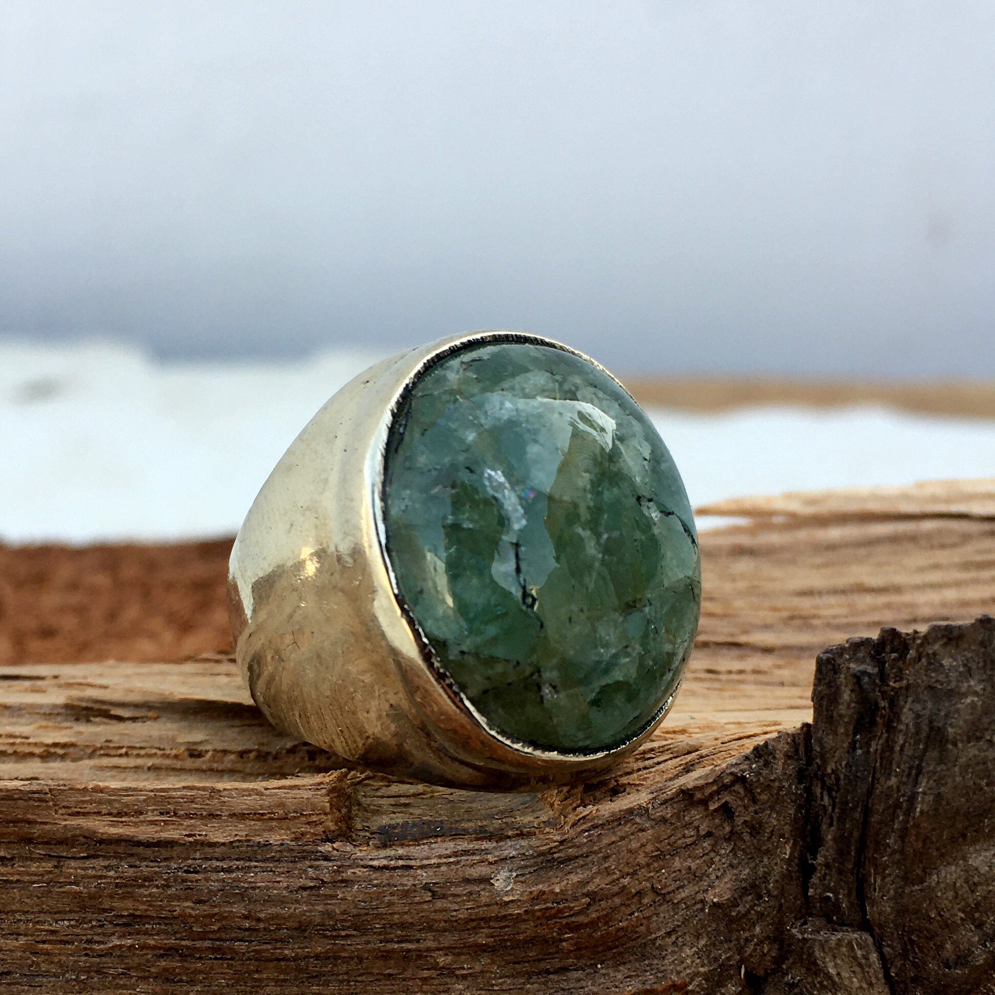 Aquamarine Mens Ring Aquamarine Ring Silver Mens Signet | Etsy Aquamarine Mens Ring Aquamarine Ring Silver Mens Signet | Etsy