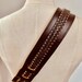 Vintage Brown Studded Guitar Strap Adjustable Length 42-55 - Etsy