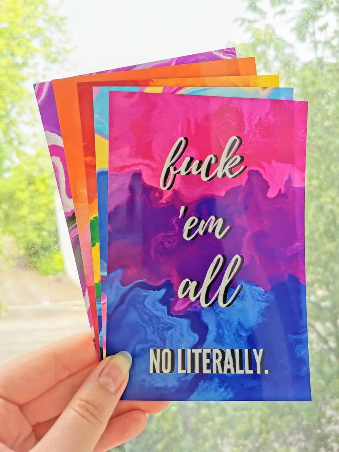 Pride Month Postcard Bisexual LGBTQ - Etsy