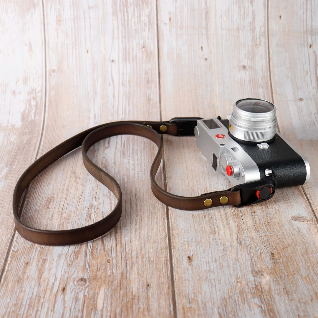 Custom Camera Neck Strap Leather Camera Strap for Neck Vintage Camera ...