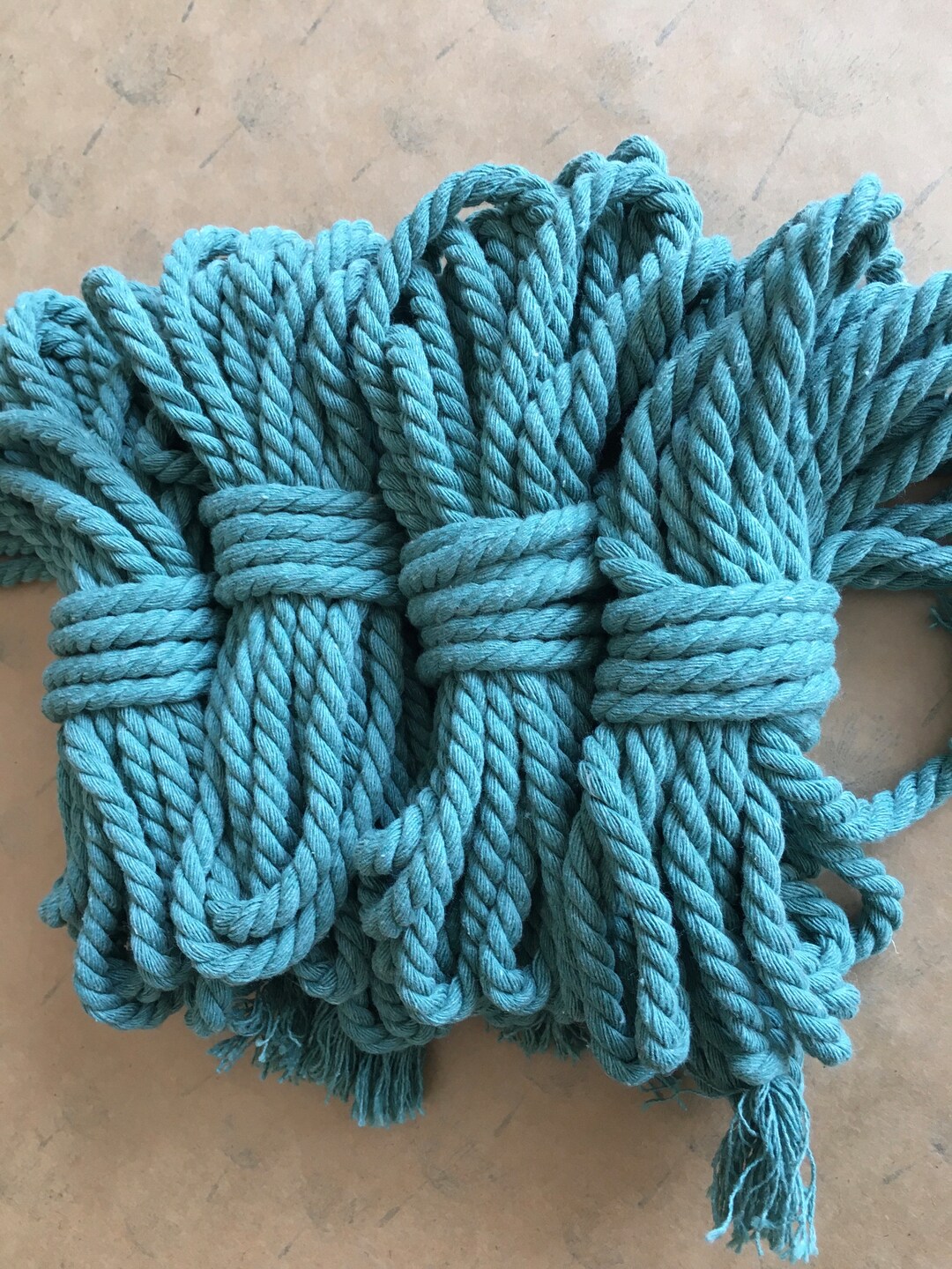Shibari Ropes Soft Rope Cotton Set 4 Pcs Rope 26.25ft 0.24in, Natural ...