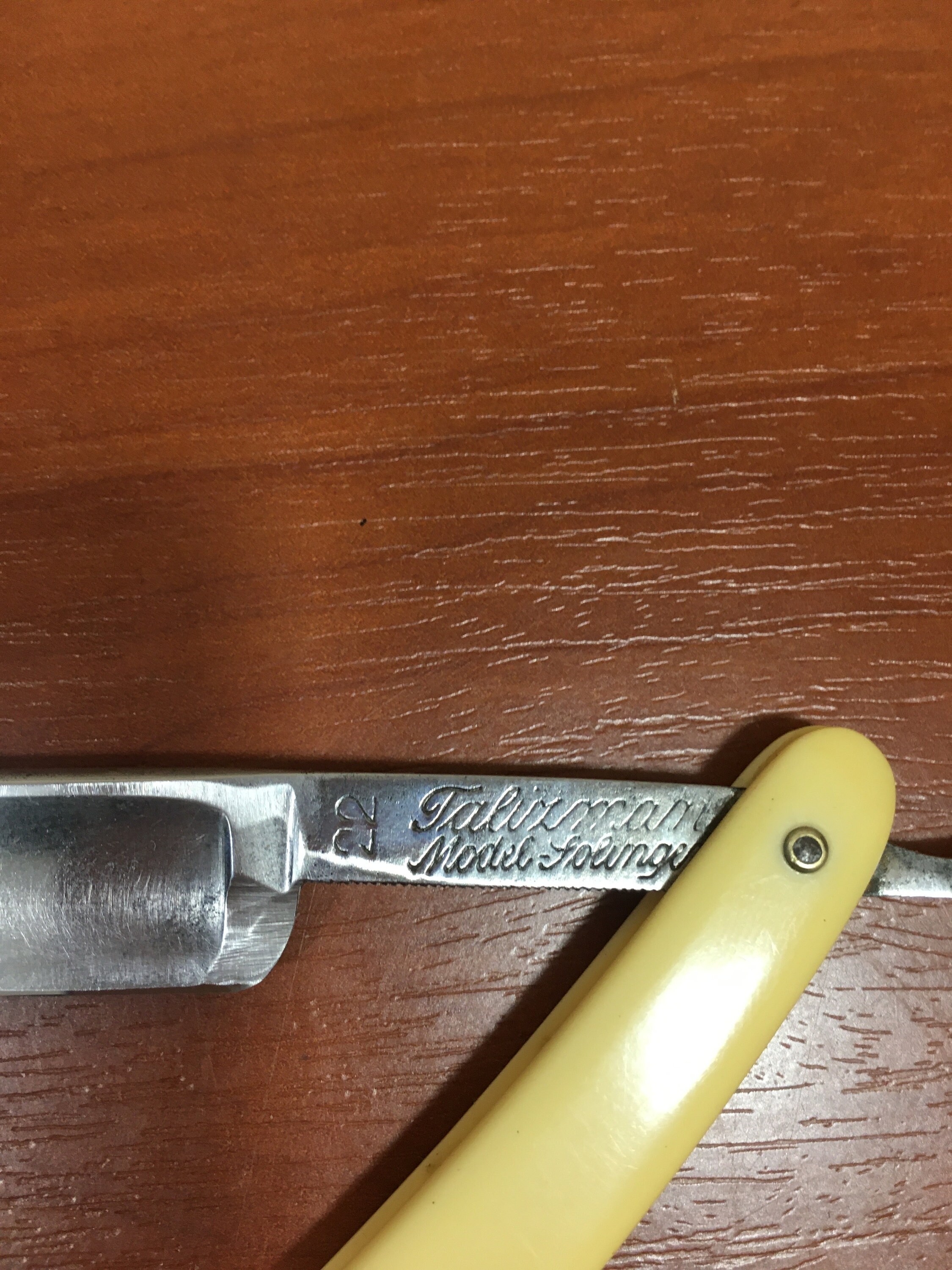 Vintage Solingen Straight Razor Talizman 11/16 Antique Classic Men's ...