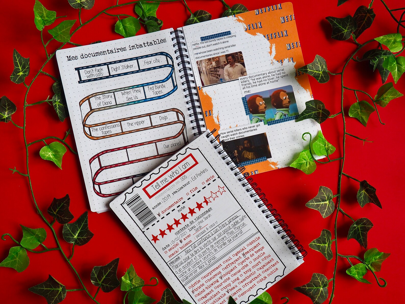 Carnet Film Bullet Journal A Remplir | Etsy