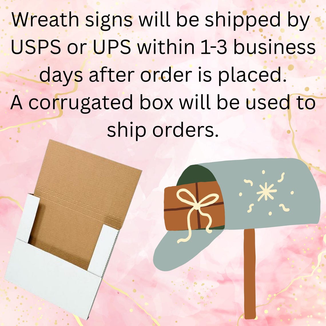 Pink Winter Wonderland Wreath Sign – Snowman & Christmas Tree Scene ...