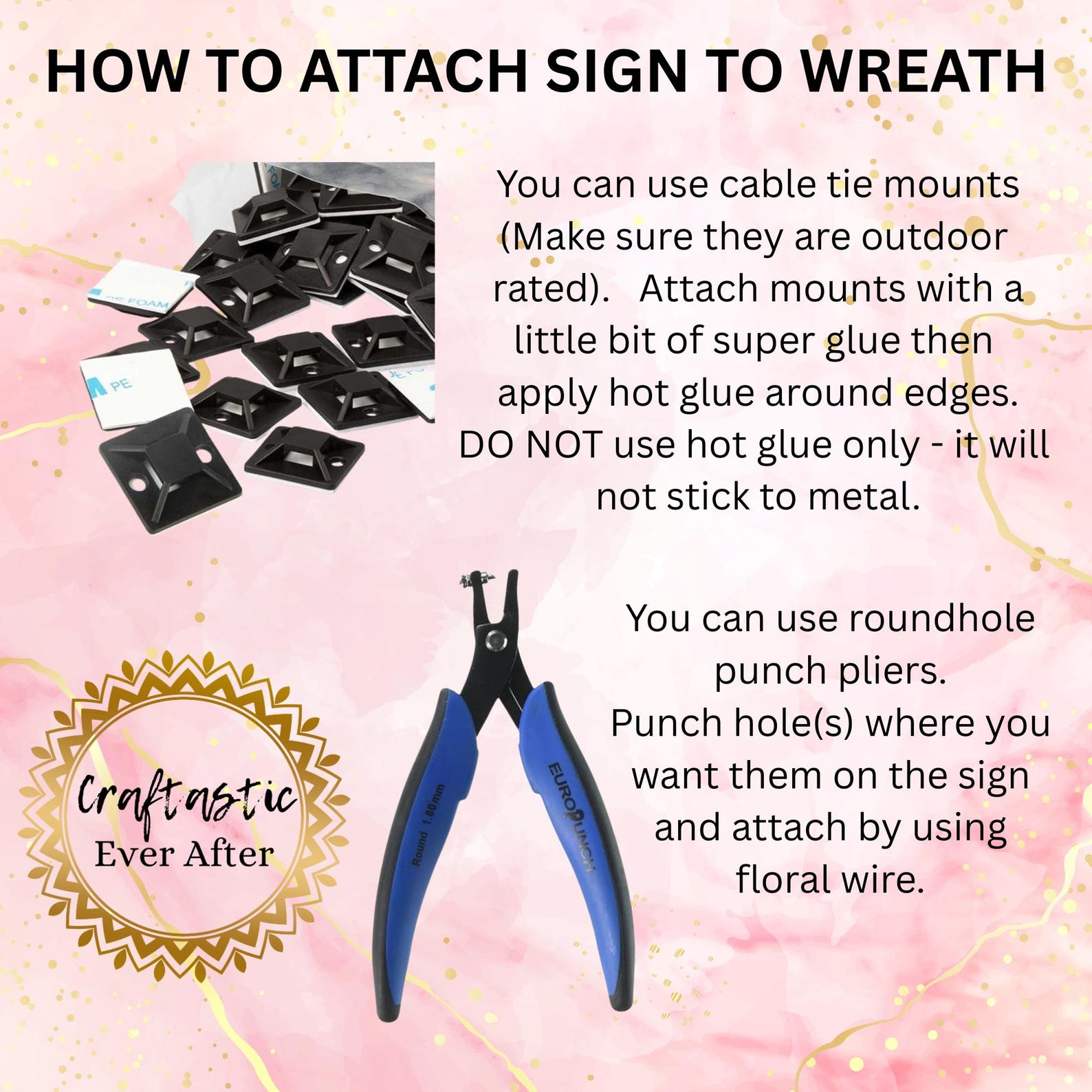 Pink Winter Wonderland Wreath Sign – Snowman & Christmas Tree Scene ...