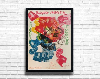 Talking Heads Concert Poster - Etsy