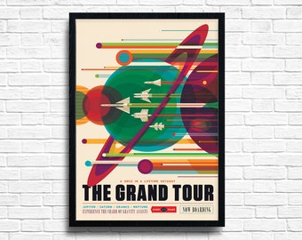 Nasa Grand Tour Poster - Etsy