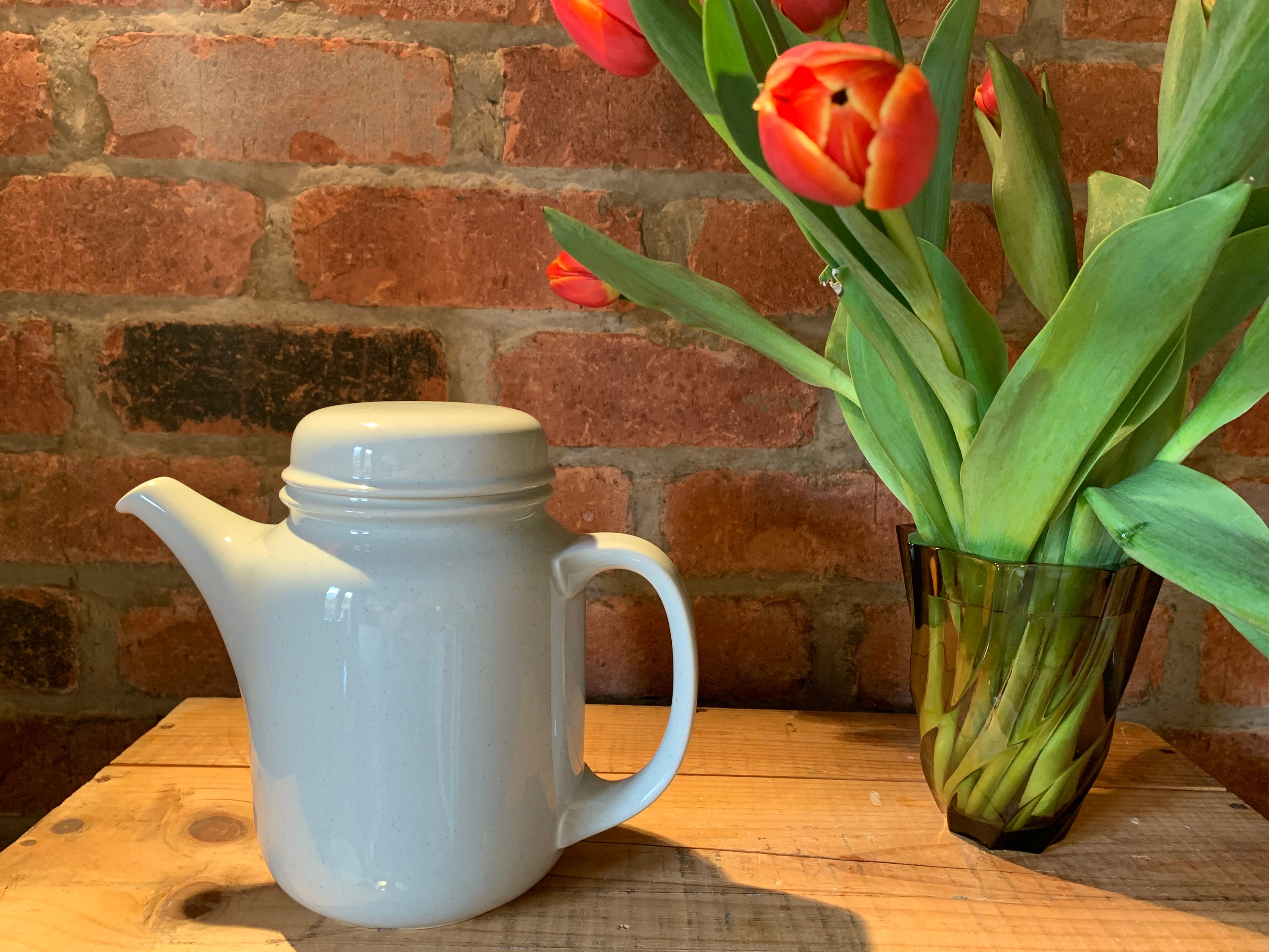 Gorgeous retro Thomas Germany teapot/Ceramic kitchenware/Mid | Etsy