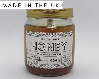 Hexagon Honey Labels | Etsy