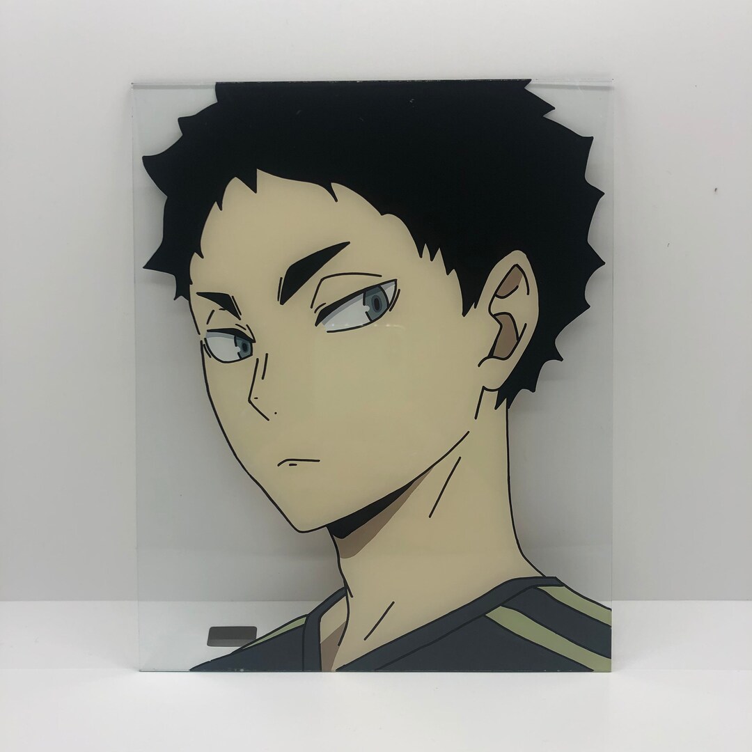 Akaashi Anime Glass Painting - Etsy