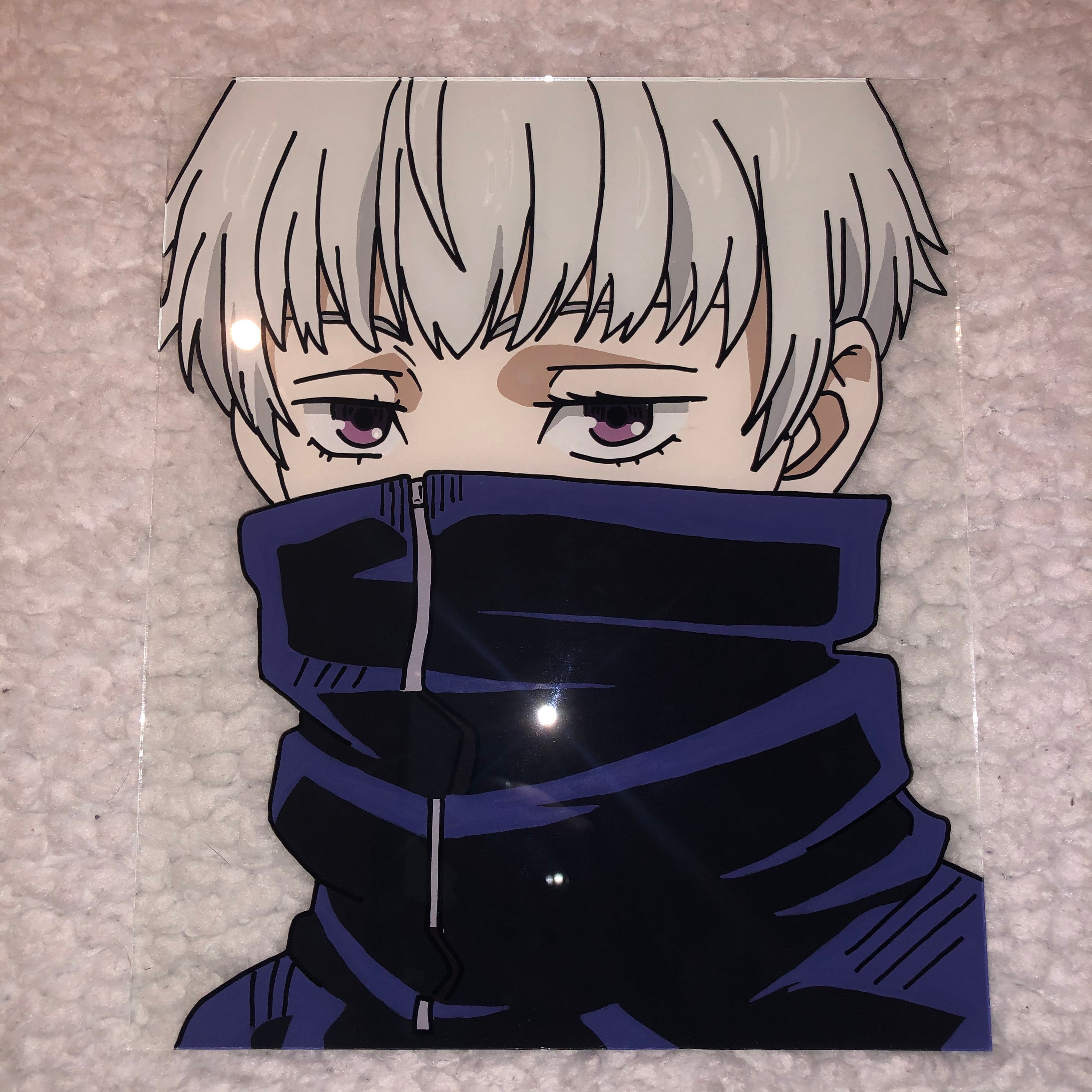Toge Inumaki from Jujutsu Kaisen Glass Art Panels & Wall Hangings Art ...
