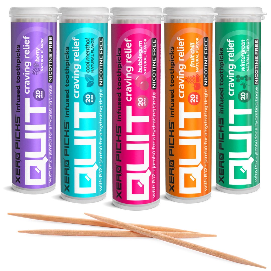 Xero Picks Quit Infused Flavored Toothpicks - Etsy
