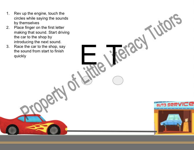 Blending CVC Short E Words Printable Book-instant DOWNLOAD - Etsy