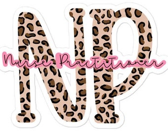 Nurse Practitioner Sticker Caduceus Sticker Holographic - Etsy