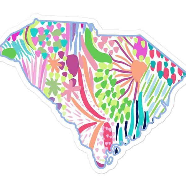 South Carolina Decal - Etsy