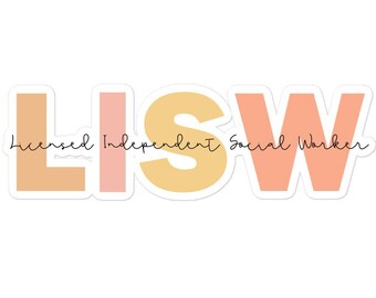 Social Work Decal - Etsy