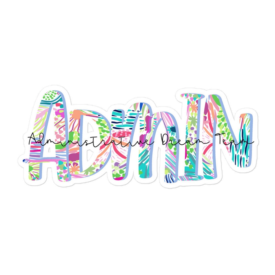 Administrative Sticker, Admin Team Sticker, Admin Team Decal ...