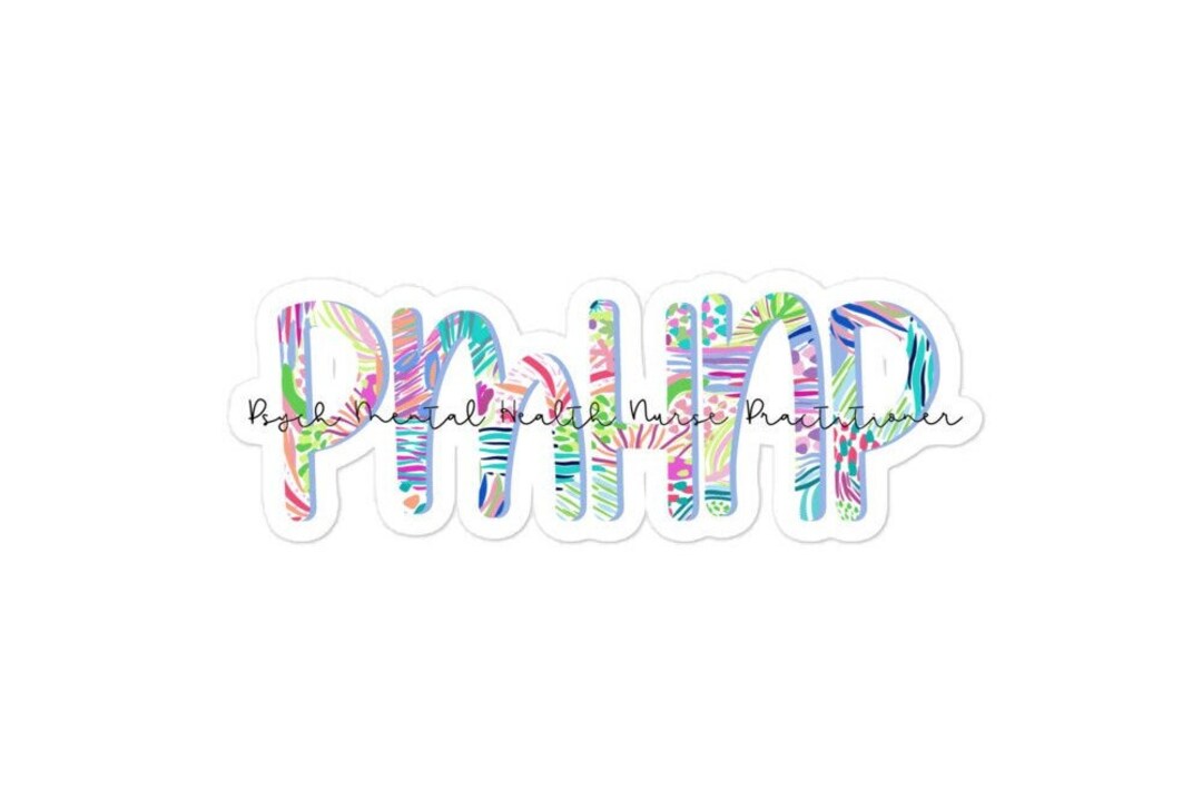 PMHNP Sticker Psych Mental Health Nurse Practitioner Sticker NP STICKER ...