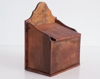 Wall Mount Wood Storage Box - Etsy