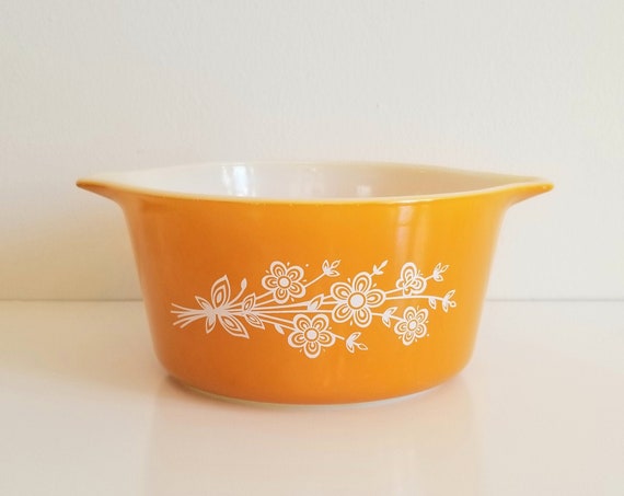 Dining & Serving Home & Living VINTAGE Pyrex 1 Qt 473 yellow Cinderella ...