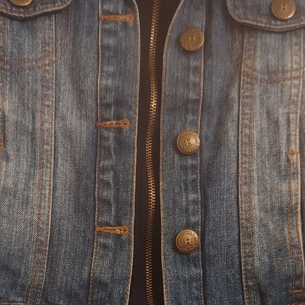 Cut off Jean Jacket - Etsy