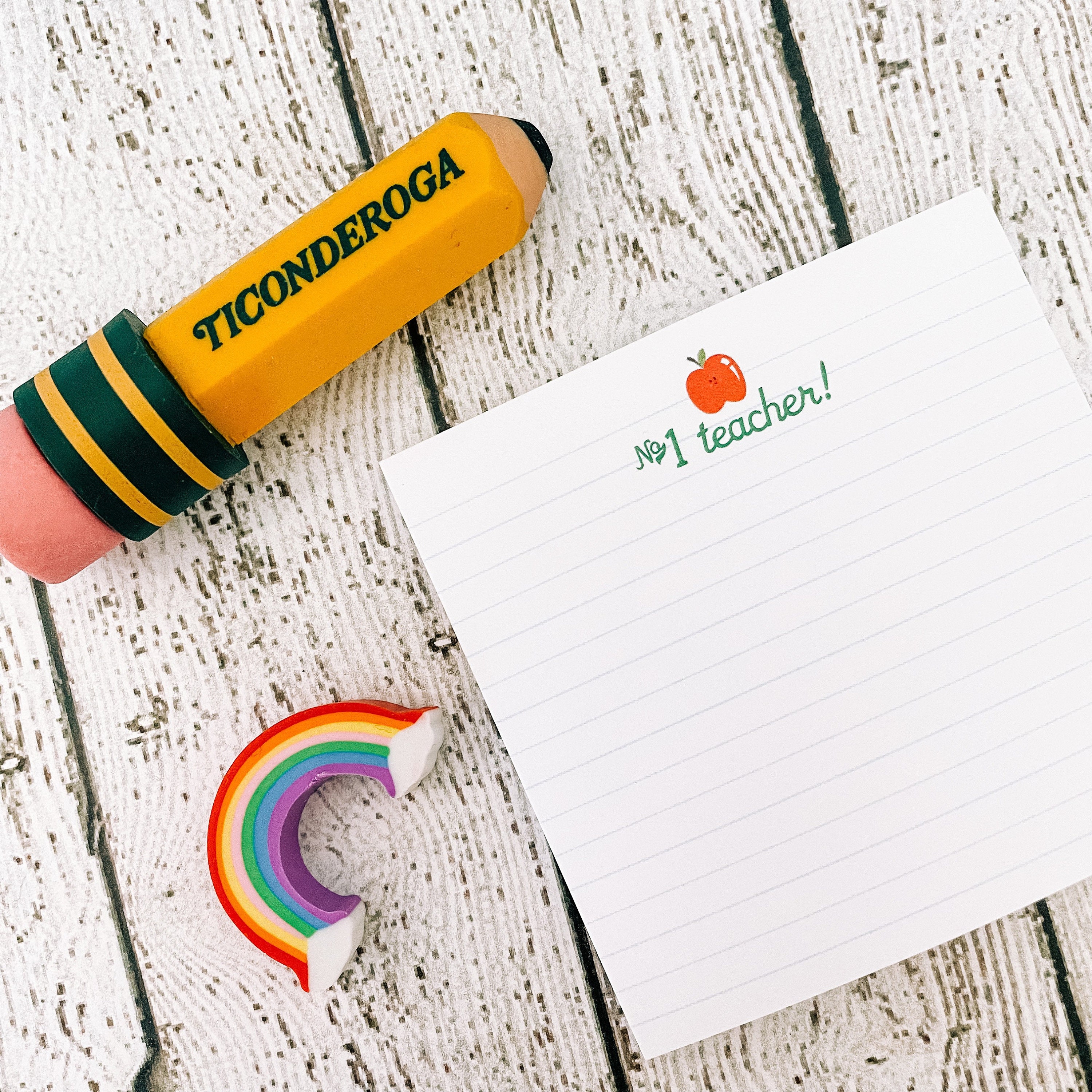 Teacher Sticky Note Personalized Custom Sticky Pad Teacher - Etsy