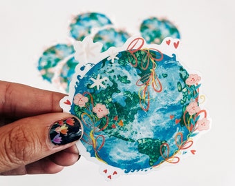 Stickers Paper Mother Earth Floral Sticker etna.com.pe