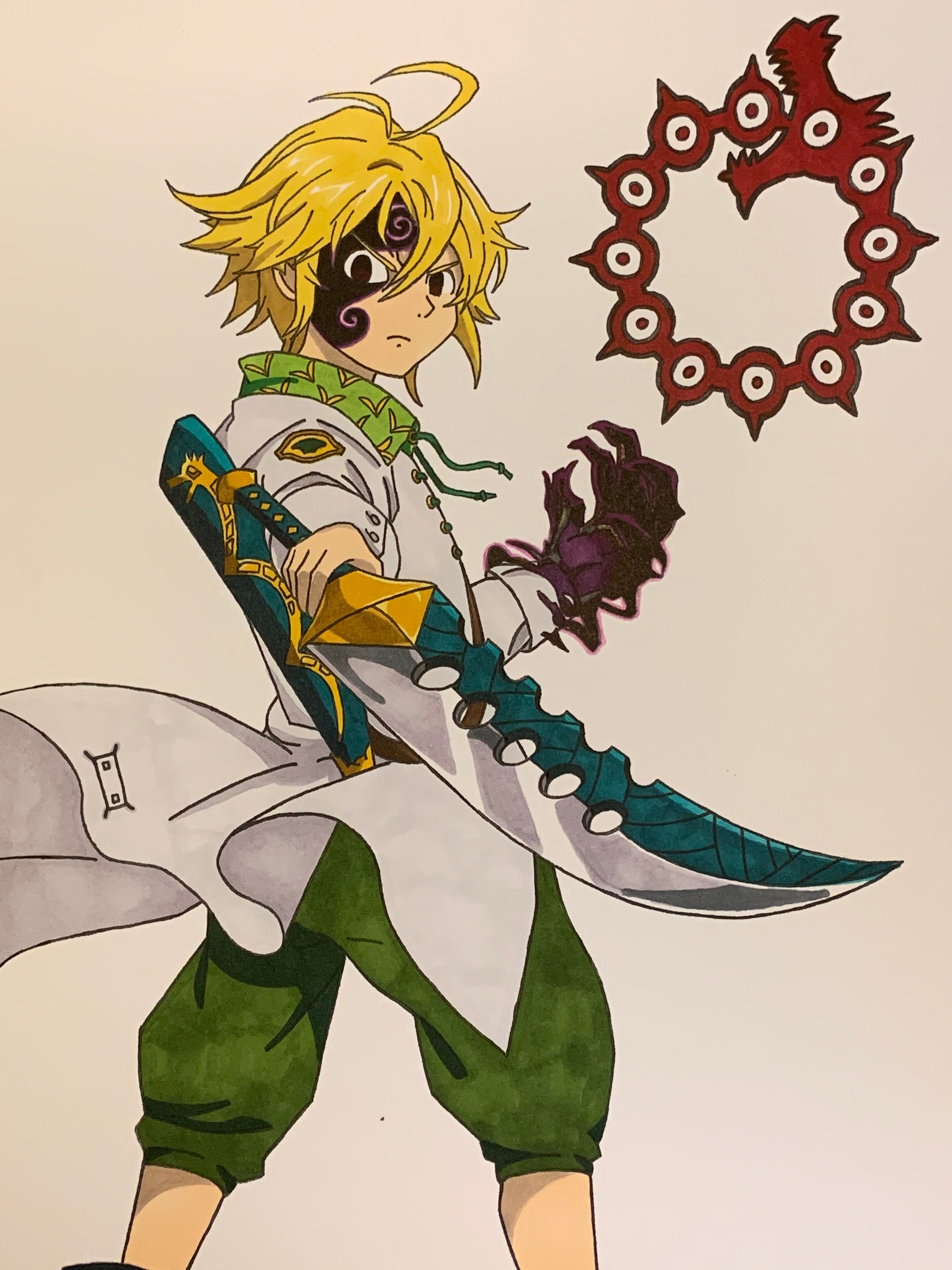 Meliodas The Dragon Sin | Etsy