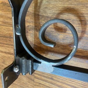 Iron Hanging Sign Bracket. 10in X 24in. Colonial Style. Decorative Sign ...