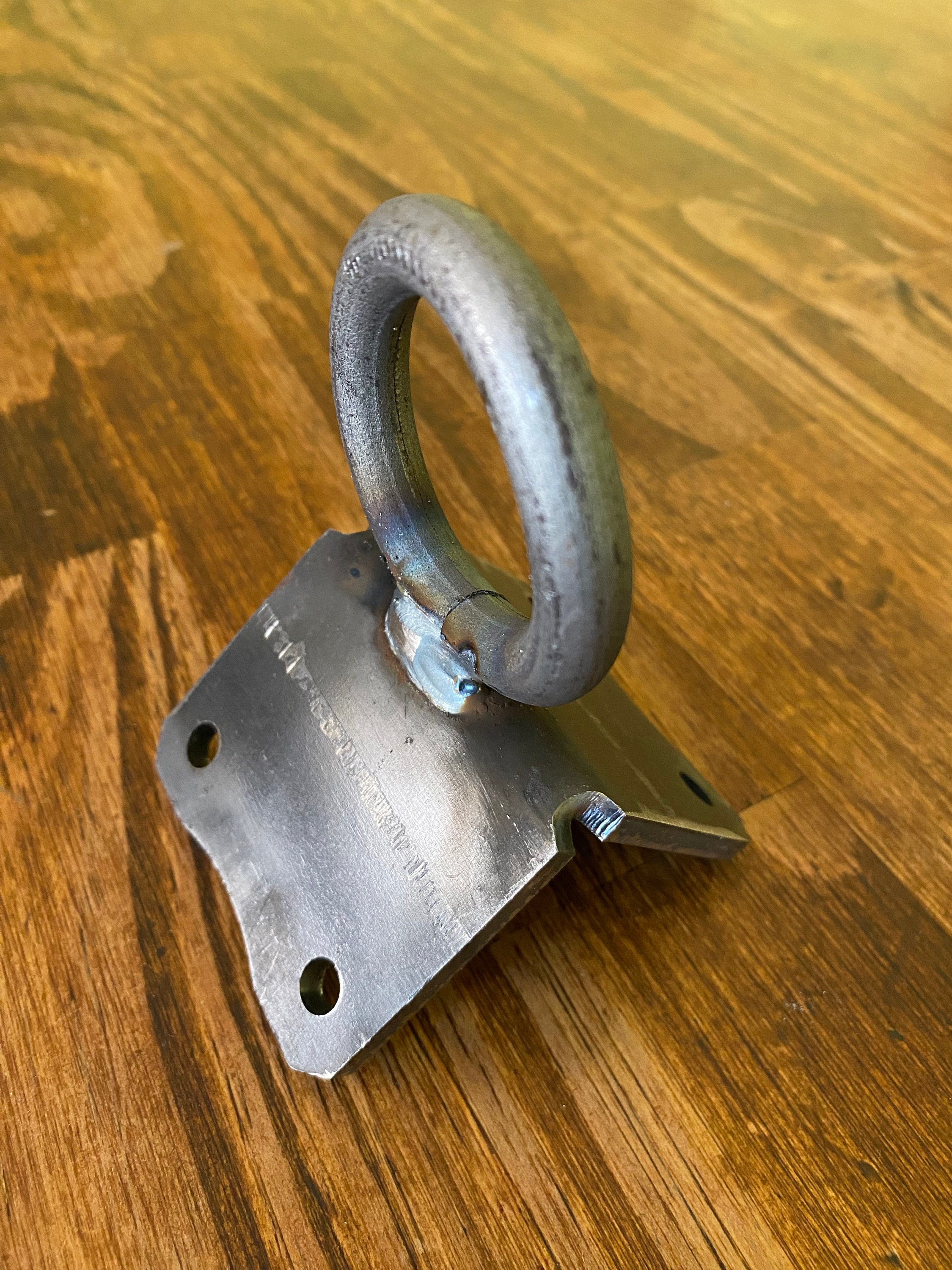 X4 PACK - Iron Holder for Nautical Rope (cornerback). Iron Ring for ...