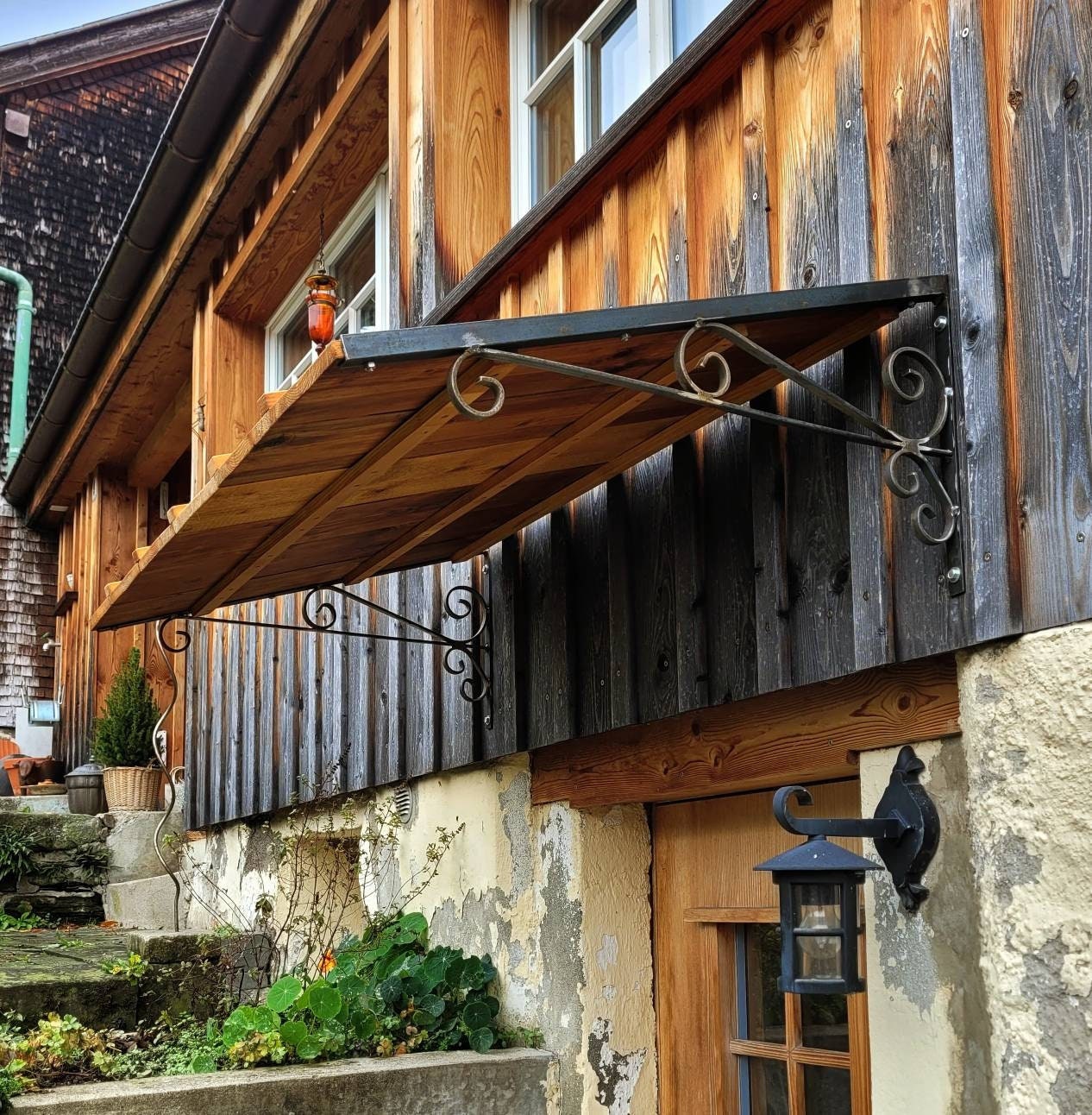 X4 PACK Steel Bracket Awning Cantilever for Window Door Sheed 15in X ...